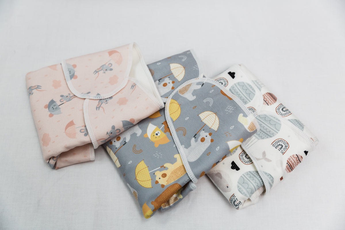 Yoho Baby & co. Pre Flat Nappy Collection | Super Absorbent
